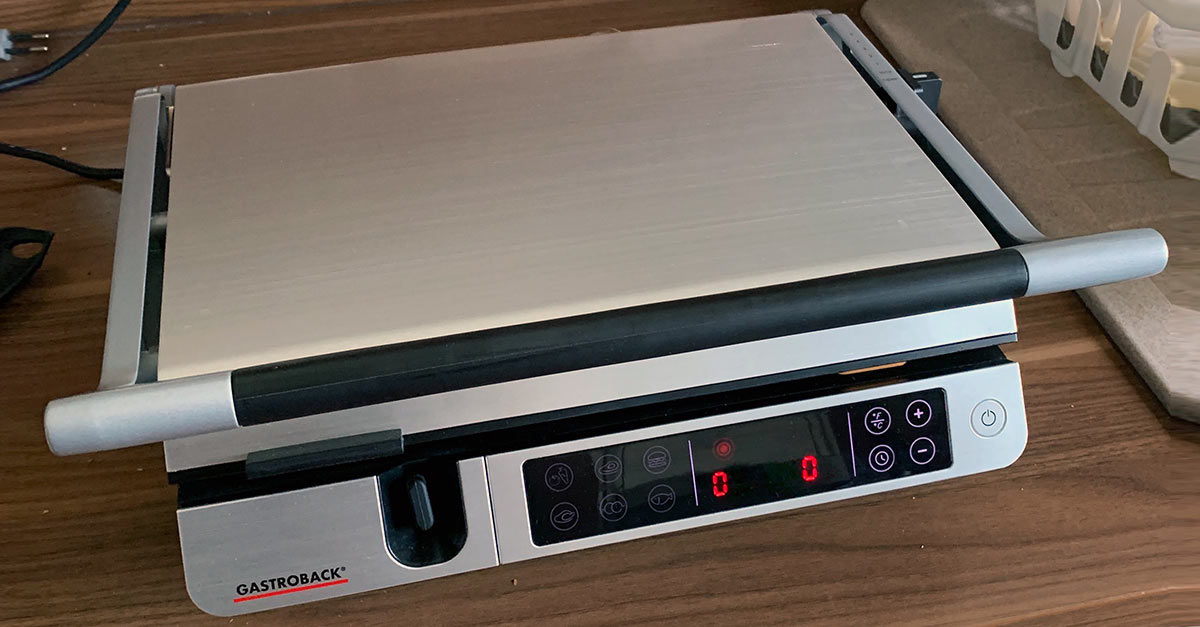 Kontaktgrill Gastroback Design BBQ Advanced Control im Test › Feuer ...